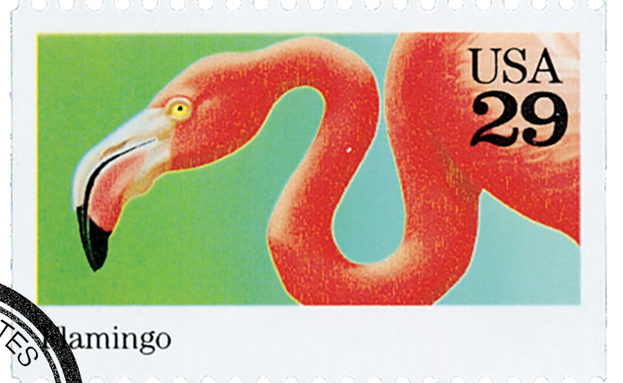 2707 - 1992 29c Wild Animals: Flamingo - Mystic Stamp Company