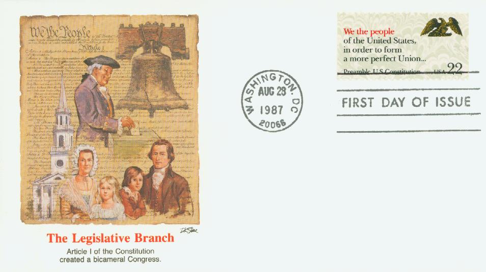 2356 - 1987 22c Drafting the Constitution: We The People - Mystic Stamp ...