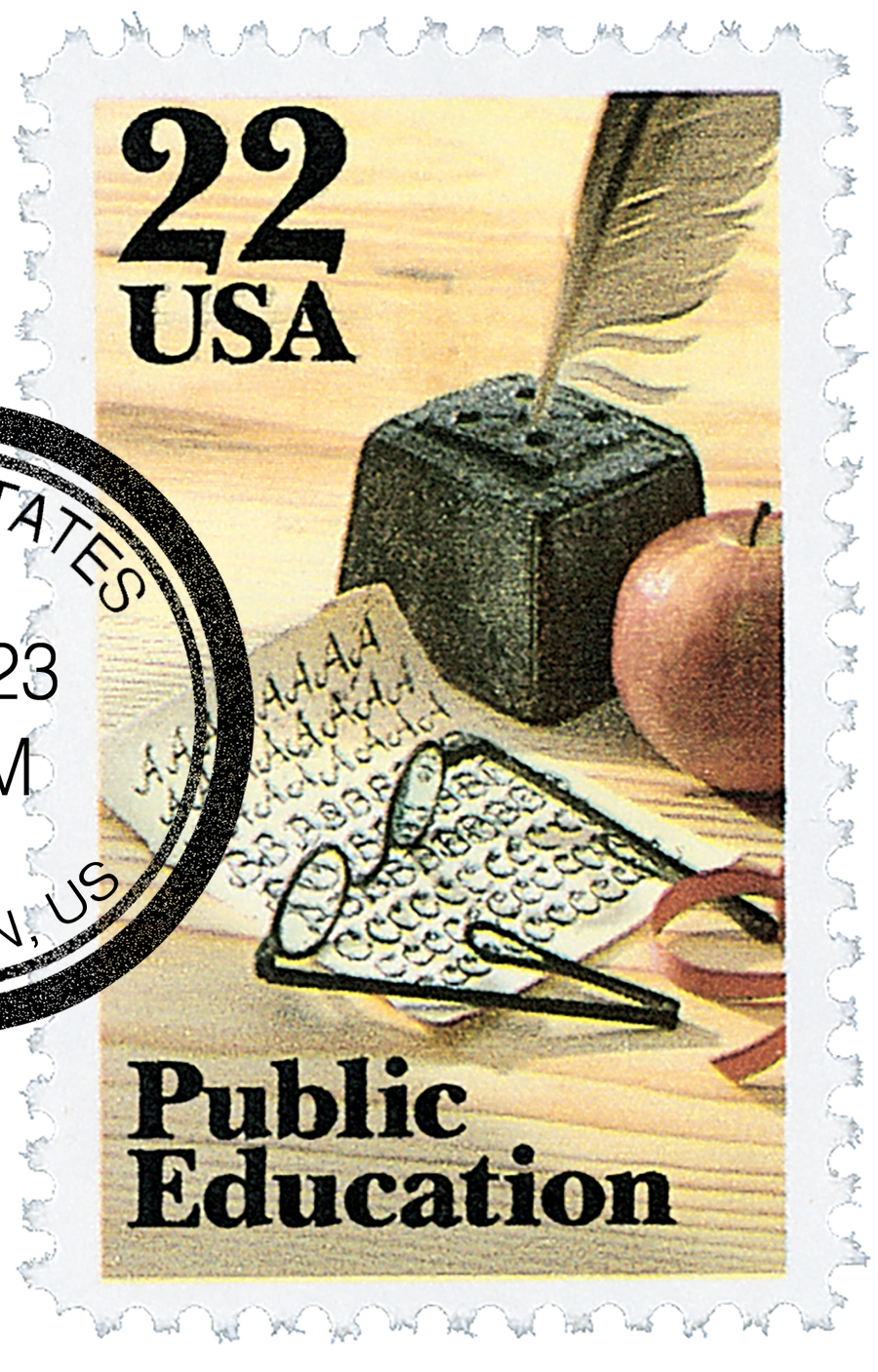 2159 - 1985 22c Public Education in America - Mystic Stamp Company
