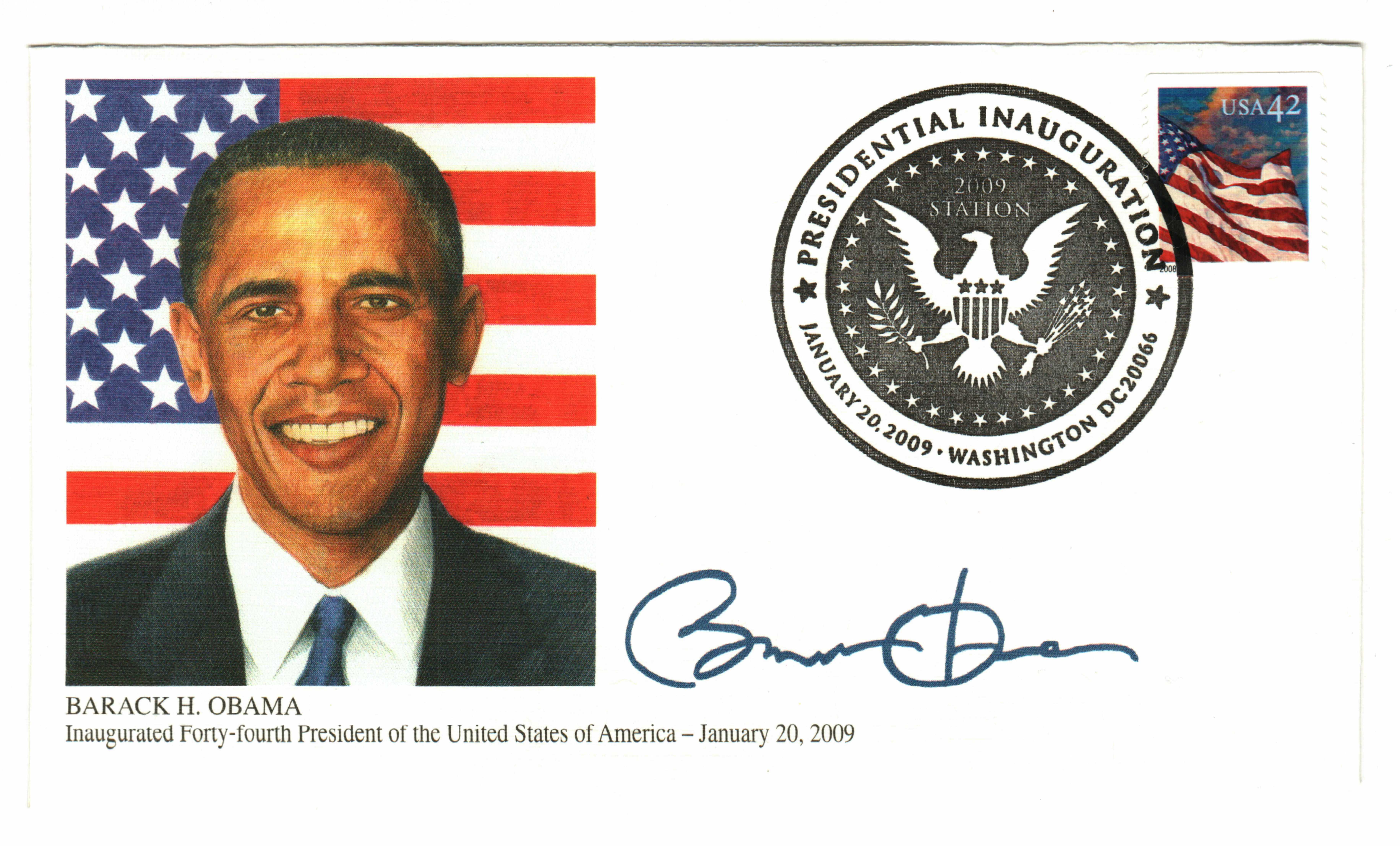 IC 2009 - 2009 Inauguration Cover - President Barack Obama - Mystic ...