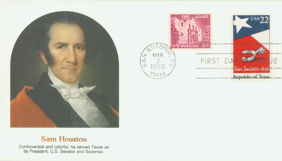 2204 - 1986 22c Republic of Texas - Mystic Stamp Company