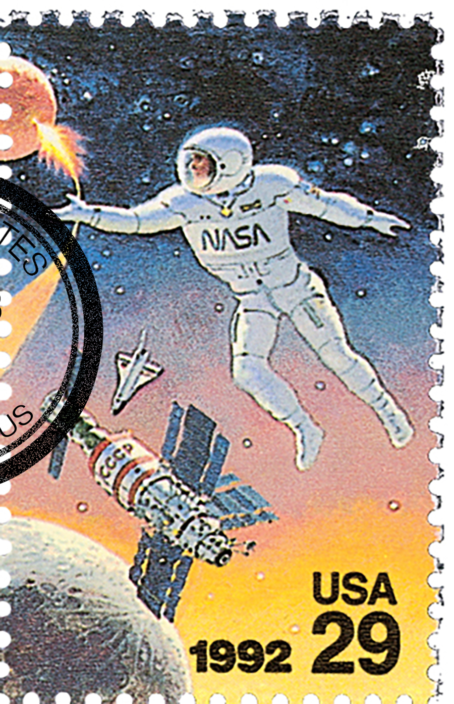 2632 - 1992 29c Space Accomplishments: US Astronaut - Mystic Stamp Company