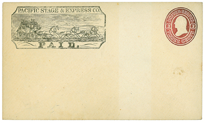 MZ04 - U.S. 3c Embossed Postal Stationary - Mystic Stamp Company