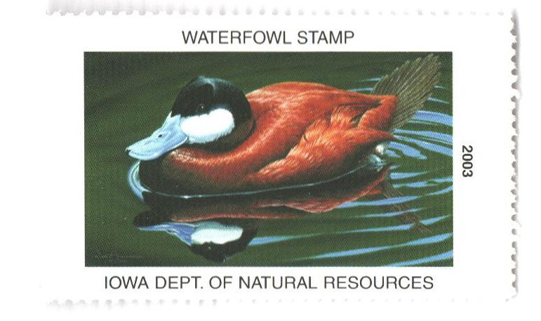 SDIA32 - 2003 Iowa State Duck Stamp - Mystic Stamp Company