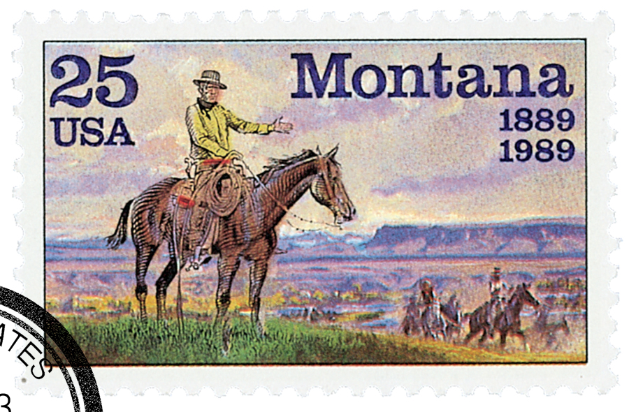 2401 - 1989 25c Montana Statehood - Mystic Stamp Company
