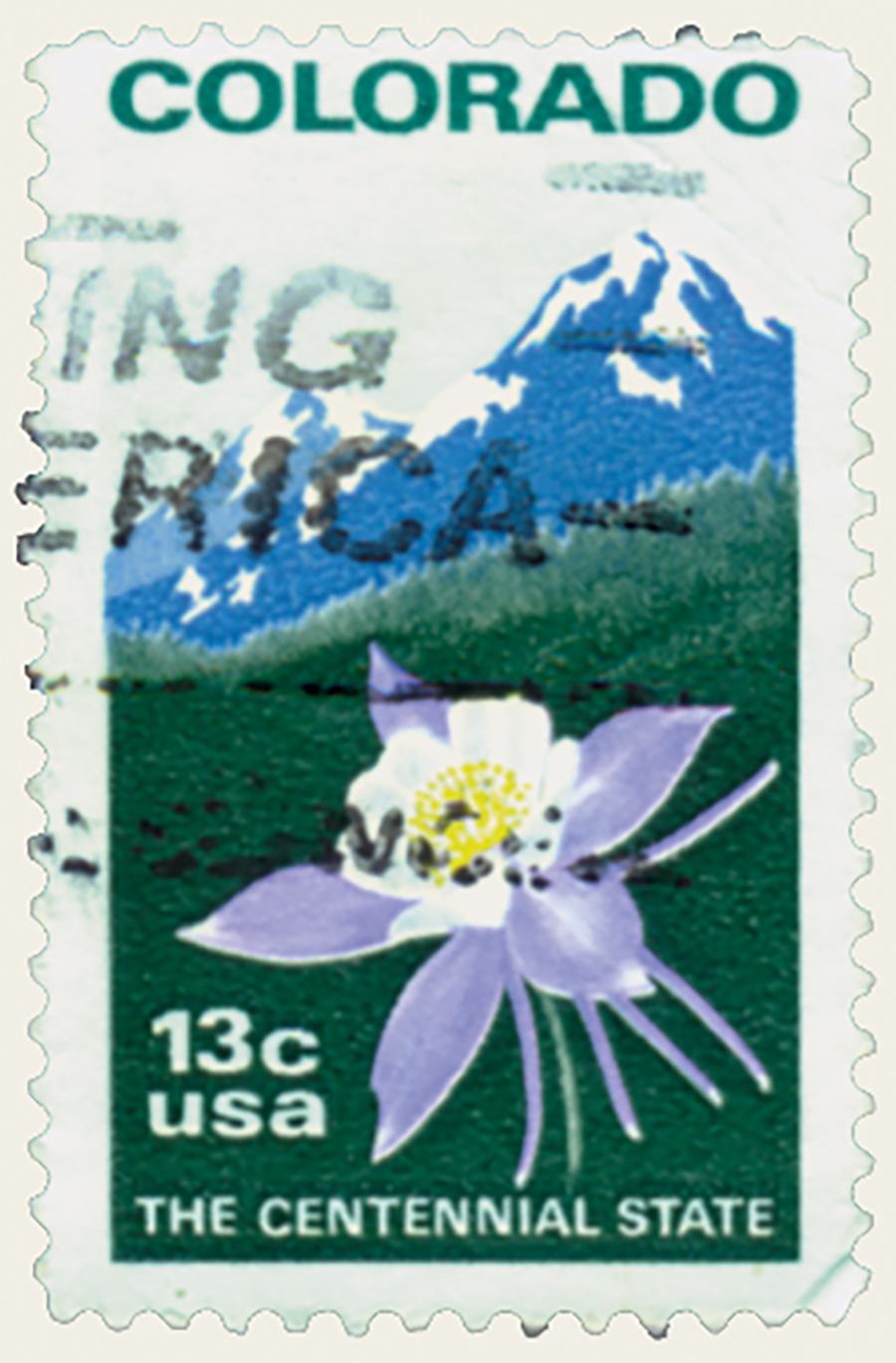 1711 - 1977 13c Colorado Statehood - Mystic Stamp Company