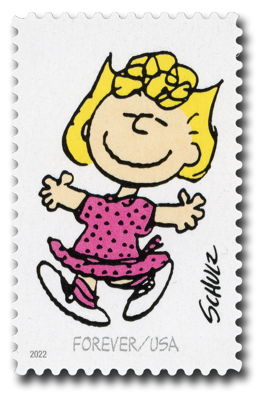 5726d - 2022 First-Class Forever Stamp - Charles Schulz: Sally - Mystic ...