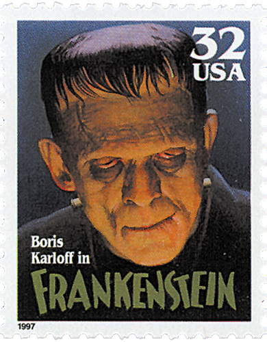 3170 - 1997 32c Classic Movie Monsters: Boris Karloff as Frankenstein ...