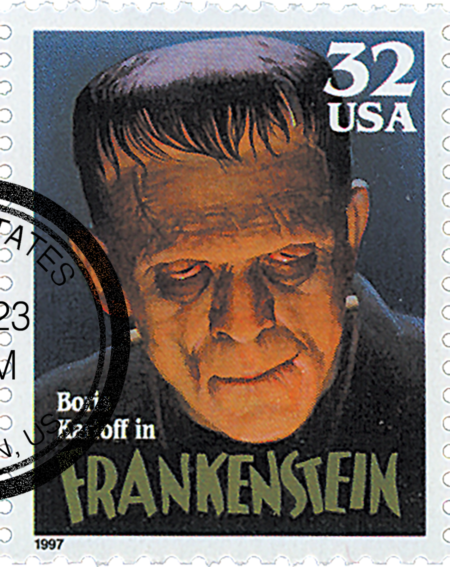 3170 - 1997 32c Classic Movie Monsters: Boris Karloff as Frankenstein ...
