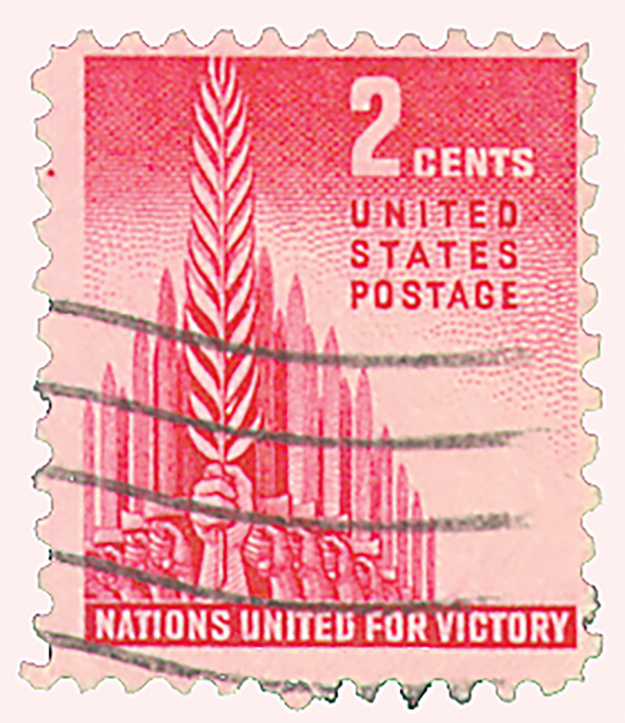 907 - 1943 2c Nations United for Victory - Mystic Stamp Company