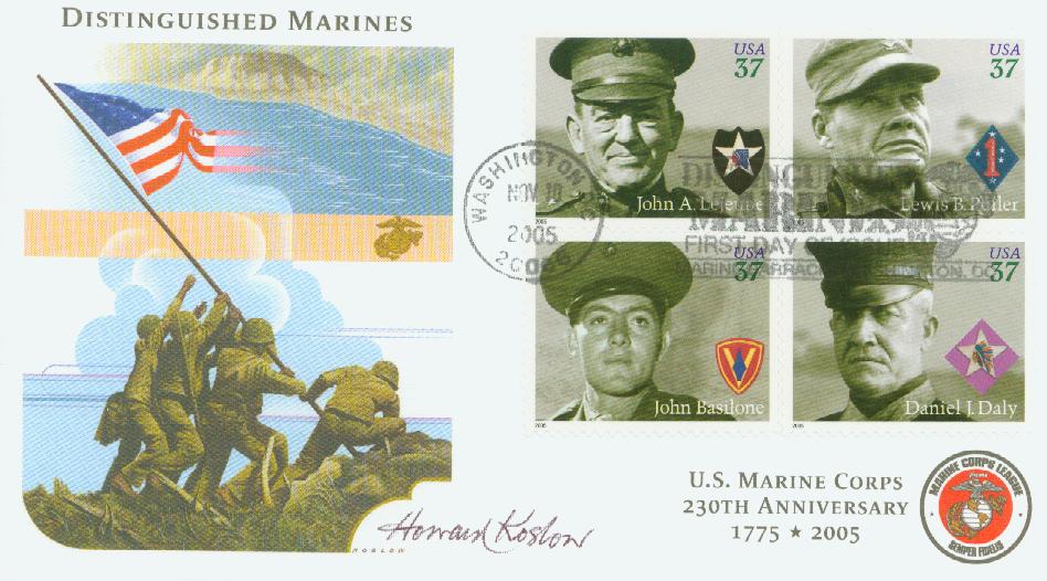 3961-64 - 2005 37c Distinguished Marines - Mystic Stamp Company