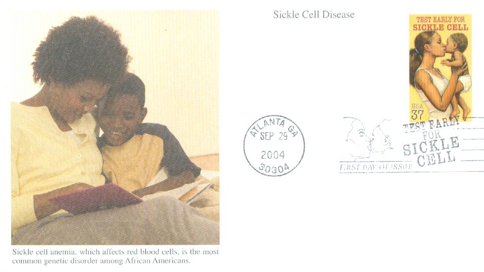 3877 - 2004 37c Sickle Cell Disease Awareness - Mystic Stamp Company