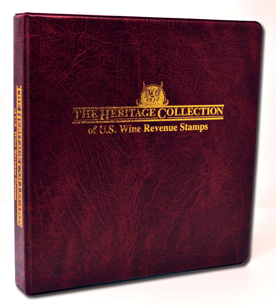 ES175 - The Advanced Heritage Wine Revenue Stamps Collection Binder ...