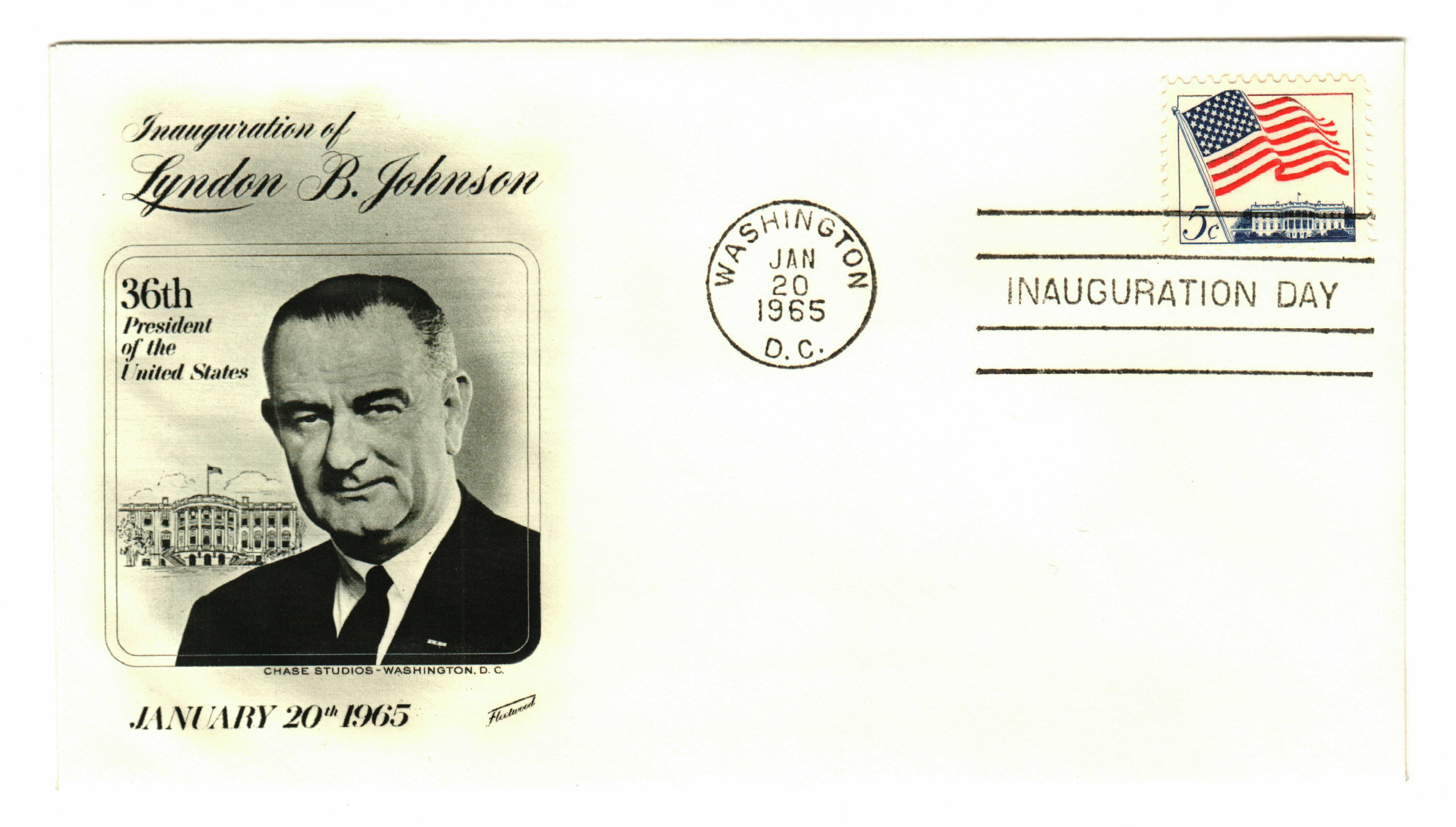 IC 1965 - 1965 Inauguration Cover - President Lyndon B. Johnson ...