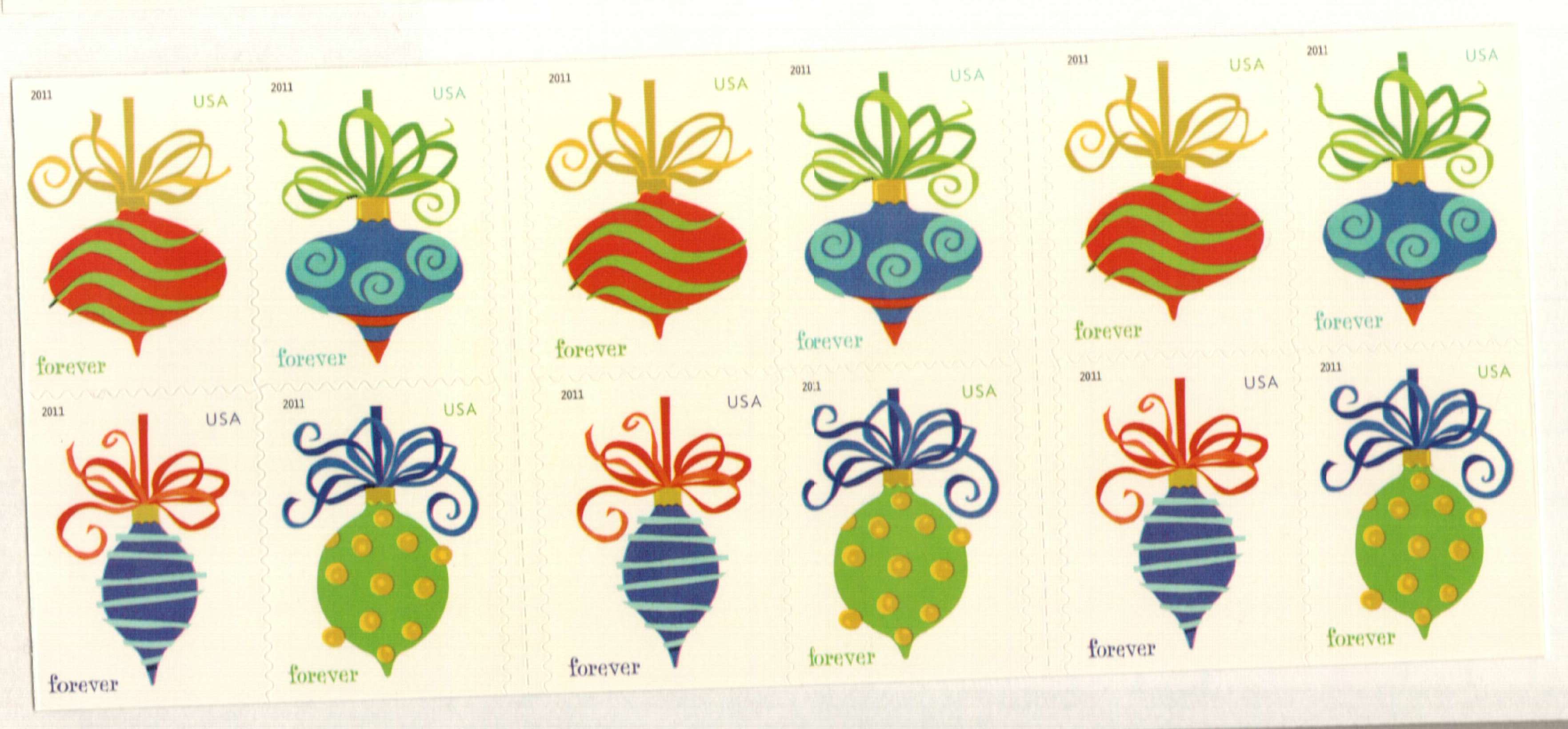4575-78 - 2011 First-Class Forever Stamp - Contemporary Christmas ...