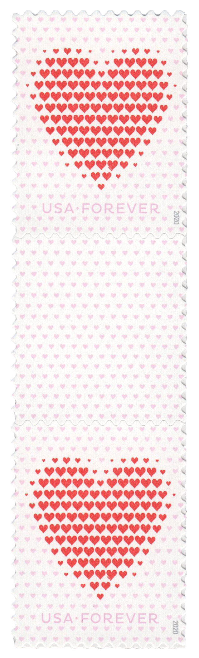 5431 - 2020 First-Class Forever Stamp - Love Series: Made of Hearts ...
