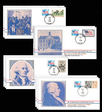 8636370 - 1989 Bill of Rights Commemorative Cover/10 - Mystic Stamp Company