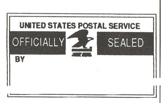 OX52 - 1992 Post Office Seal - black - Mystic Stamp Company
