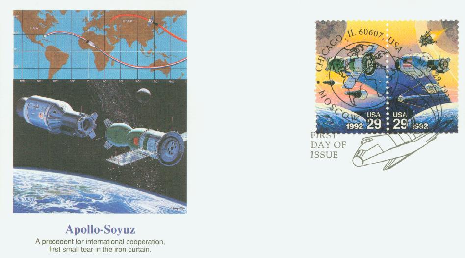 2633 - 1992 29c Space Accomplishments: Apollo Spacecraft - Mystic Stamp ...