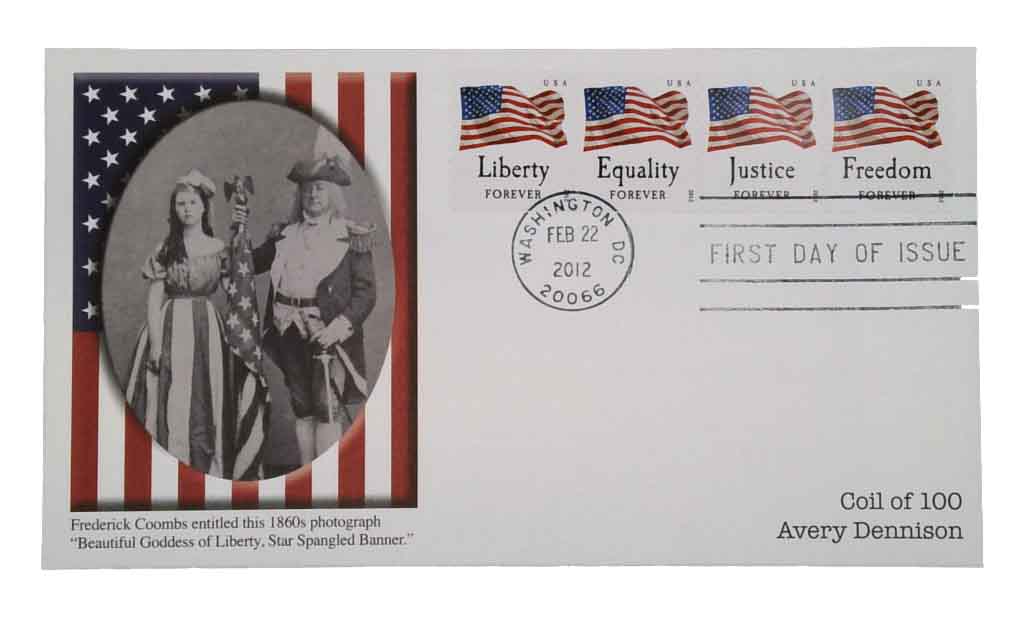 4629-32 - 2012 First-Class Forever Stamp - U.S. Flags: Equality ...