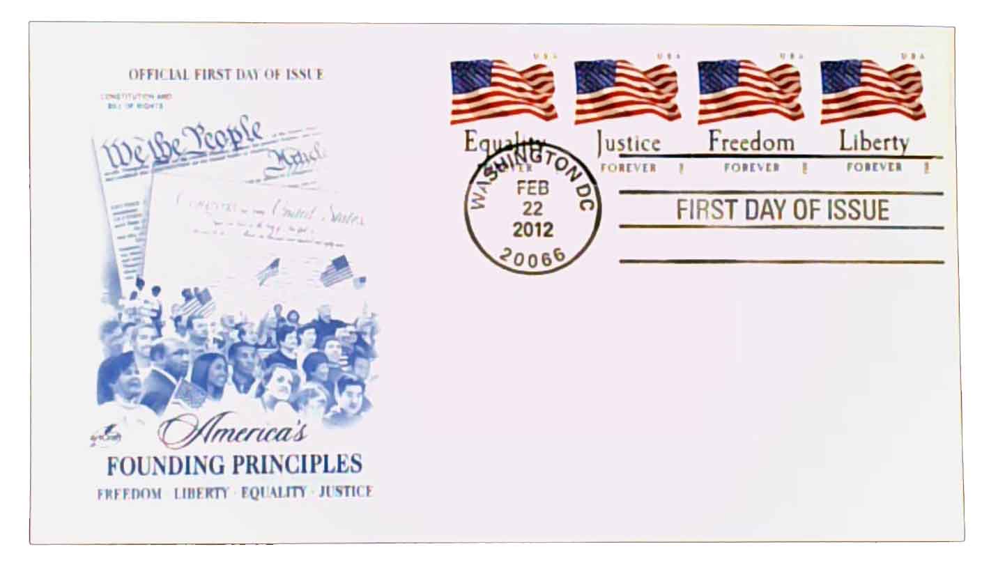 4629-32 - 2012 First-Class Forever Stamp - U.S. Flags: Equality ...