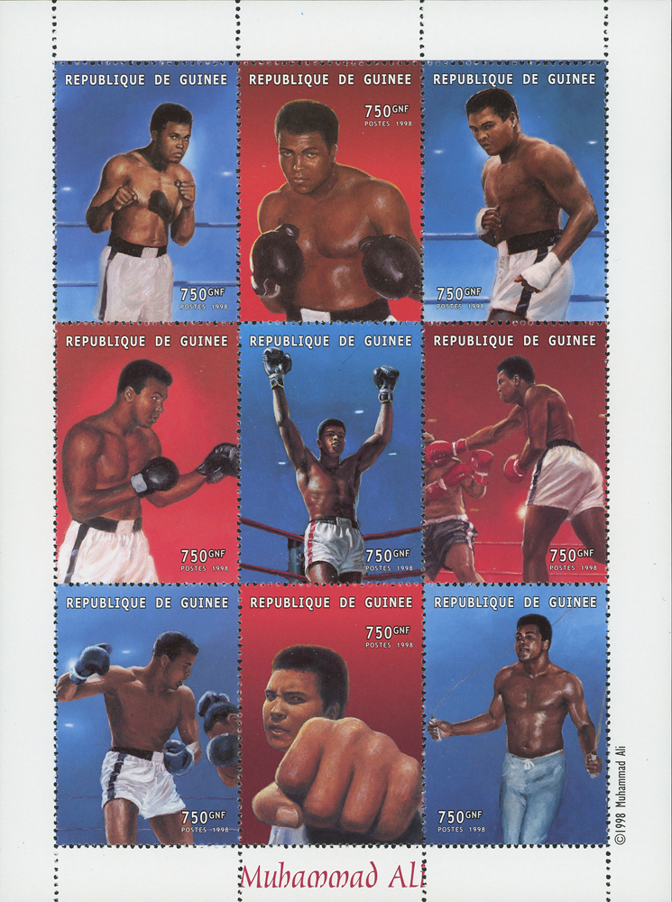 M11812 - 1998 Muhammad Ali 'The Greatest' sh of 9 - Mystic Stamp Company