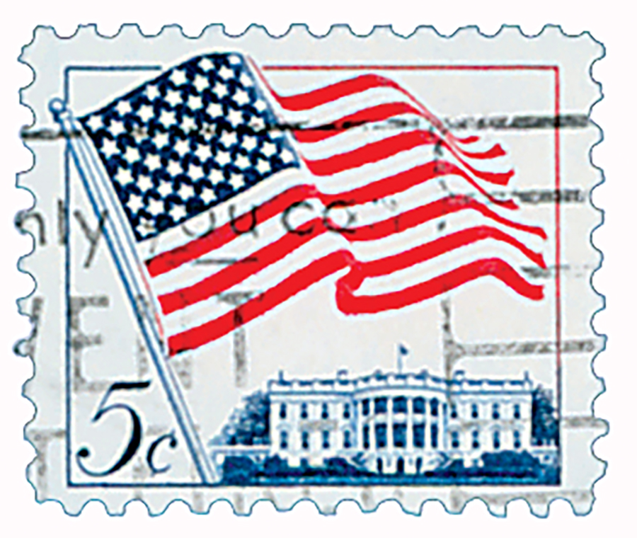 1208 - 1963 5c 50-Star U.S. Flag - Mystic Stamp Company