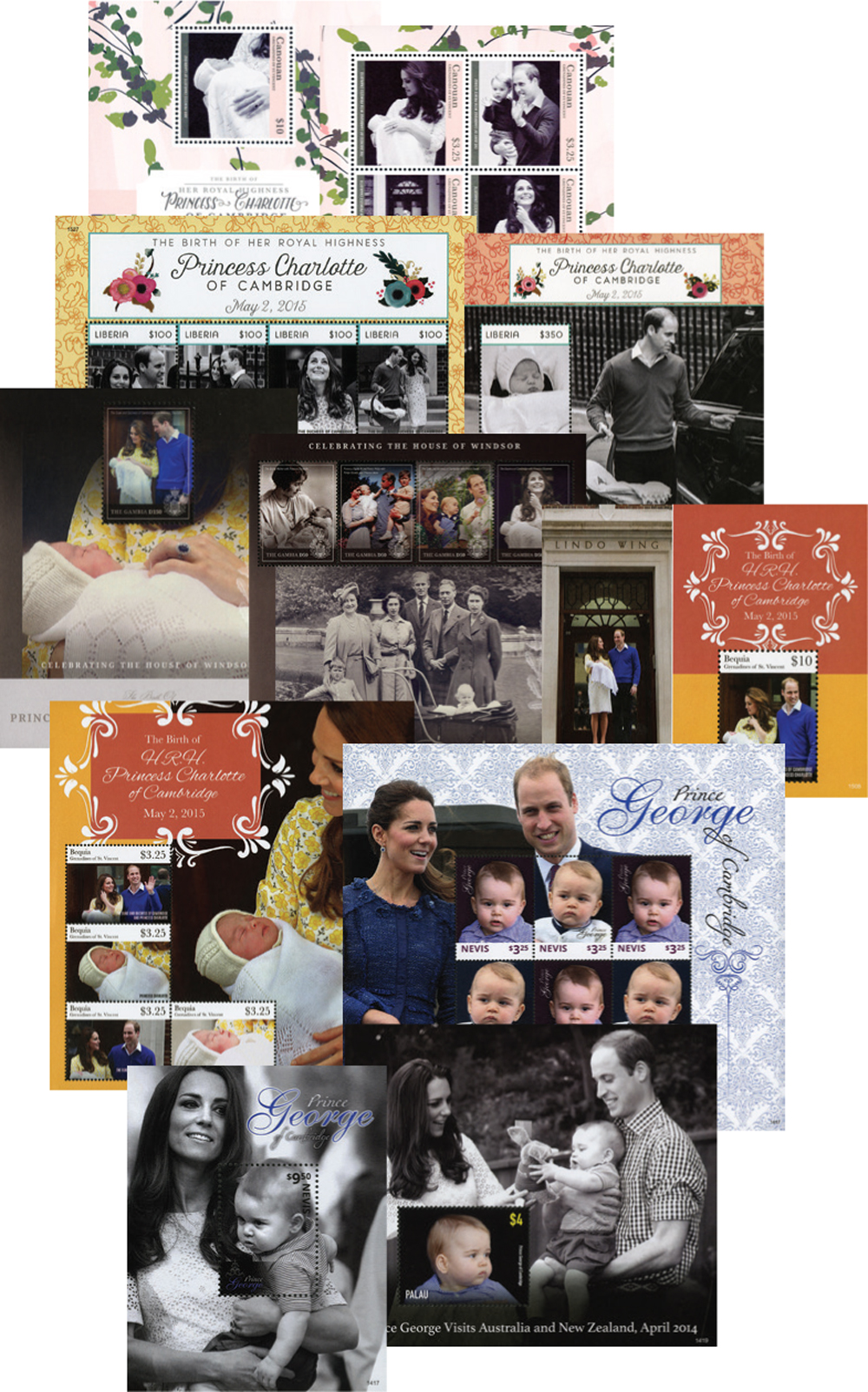 M11915 - Heirs to the Throne Collection - Mystic Stamp Company