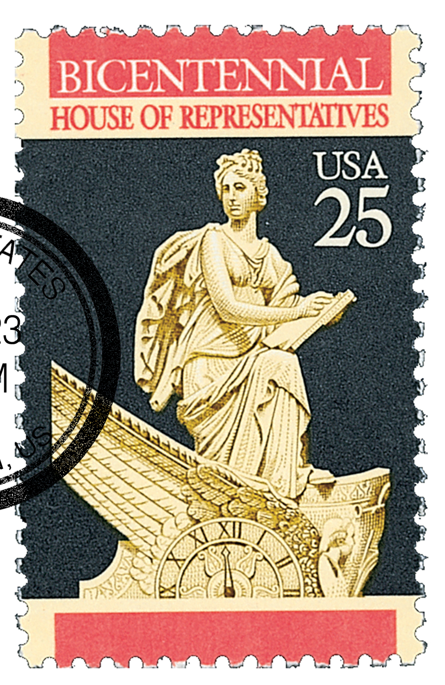 2412 - 1989 25c Constitution Bicentennial: House of Representatives ...