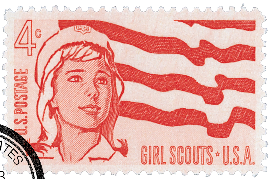 1199 - 1962 4c Girl Scouts - Mystic Stamp Company