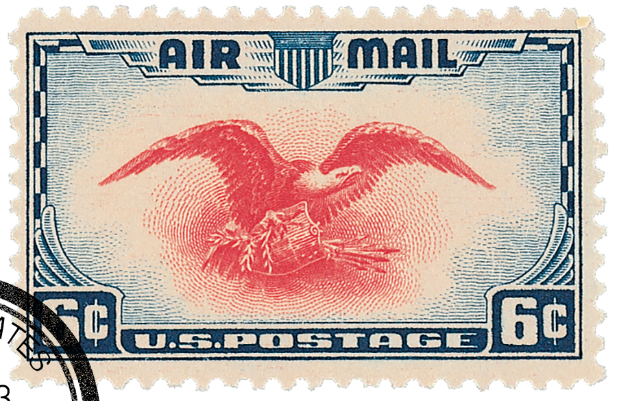 C23 - 1938 6c Airmail Eagle - Mystic Stamp Company
