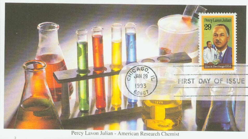 2746 - 1993 29c Black Heritage: Percy Lavon Julian - Mystic Stamp Company