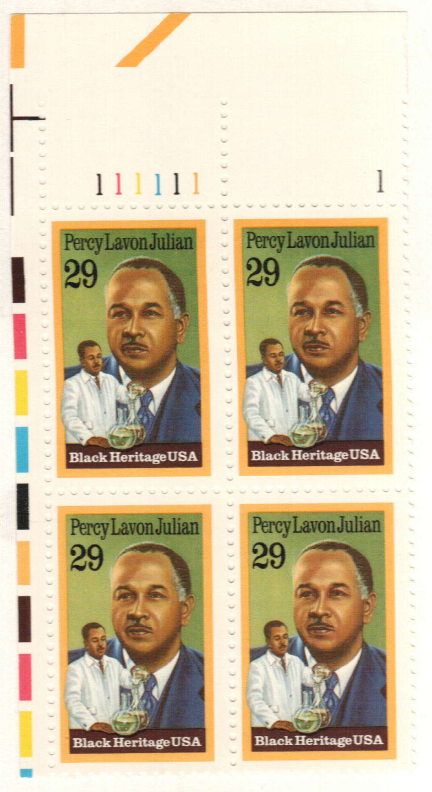 2746 - 1993 29c Black Heritage: Percy Lavon Julian - Mystic Stamp Company