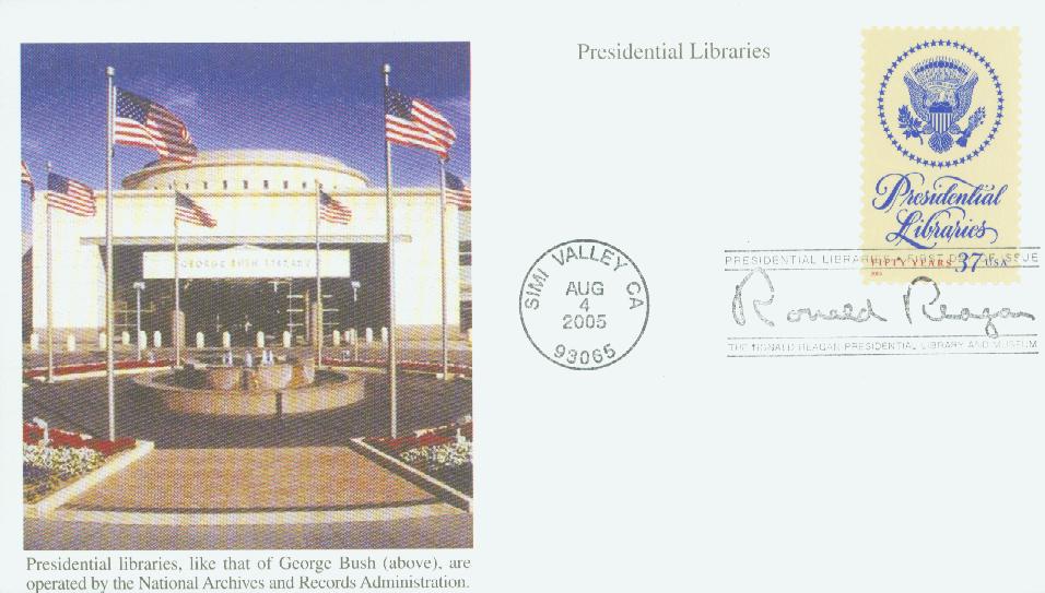 3930 - 2005 37c Presidential Libraries Act - Mystic Stamp Company