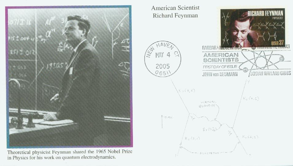3909 - 2005 37c American Scientist: Richard Feynman - Mystic Stamp Company