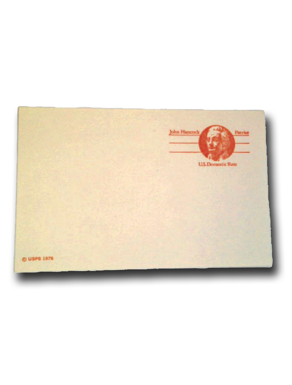 UX75 - 1978 10c Postal Card - John Hancock - Mystic Stamp Company