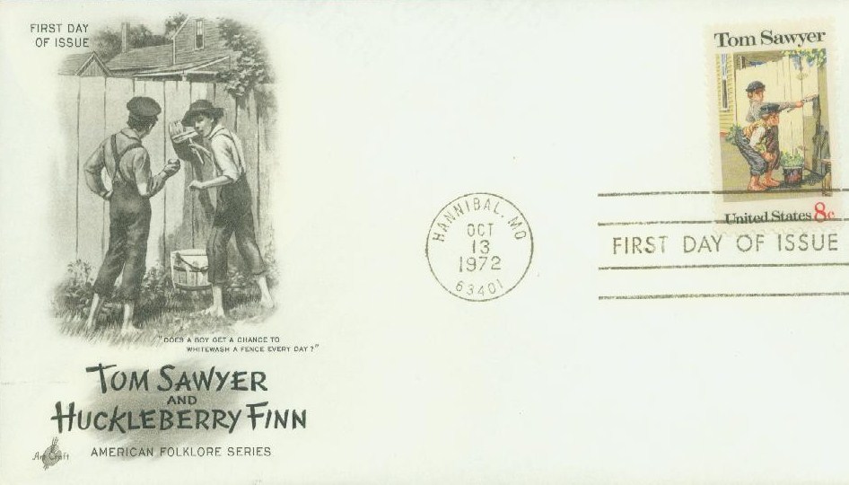 1470 - 1972 8c Tom Sawyer - Mystic Stamp Company