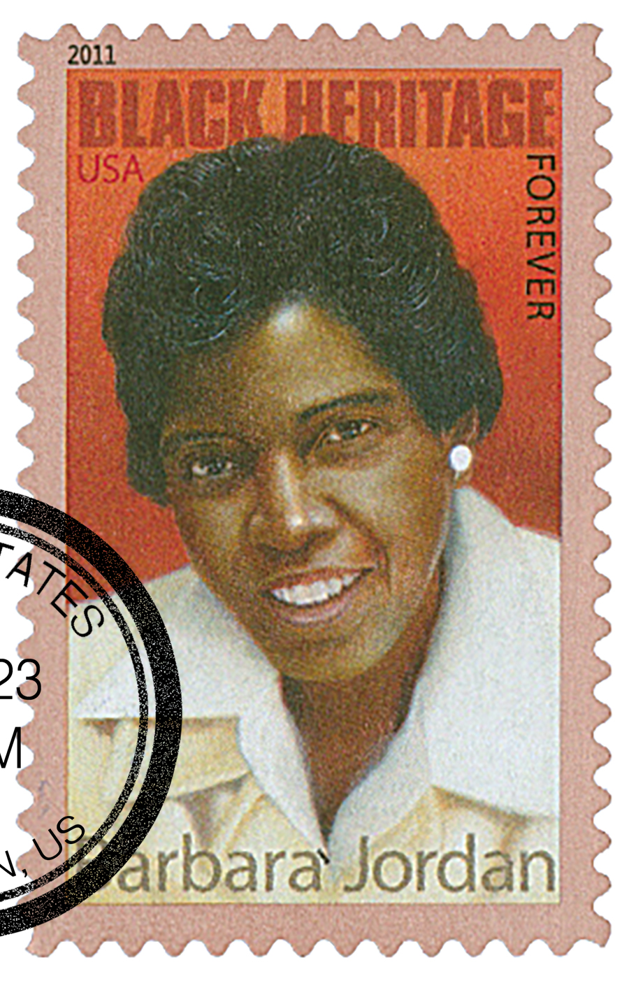 4565 - 2011 First-Class Forever Stamp - Black Heritage: Barbara Jordan ...