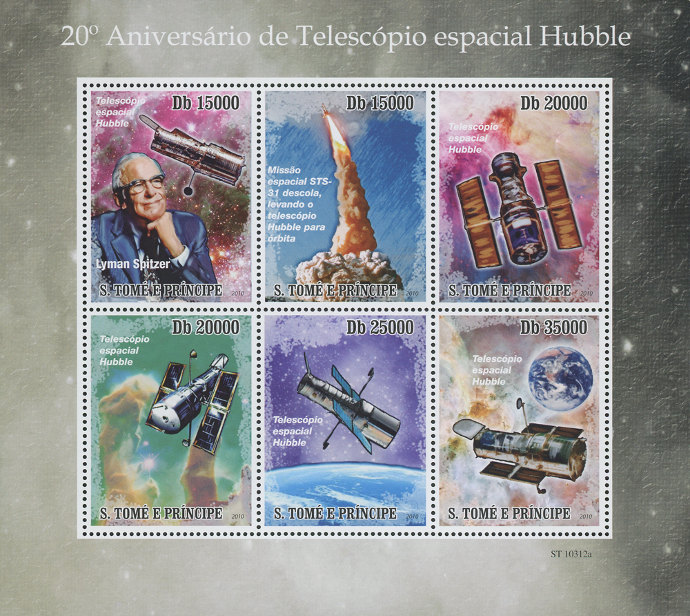 M12272 - 2010 Db15000 Lyman Spitzer, Hubble Telescope 20th Anniversary ...