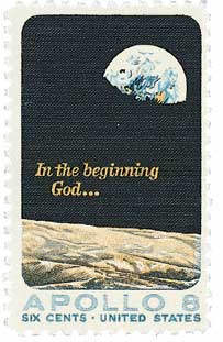 1371 - 1969 6c Apollo 8 Moon Orbit - Mystic Stamp Company