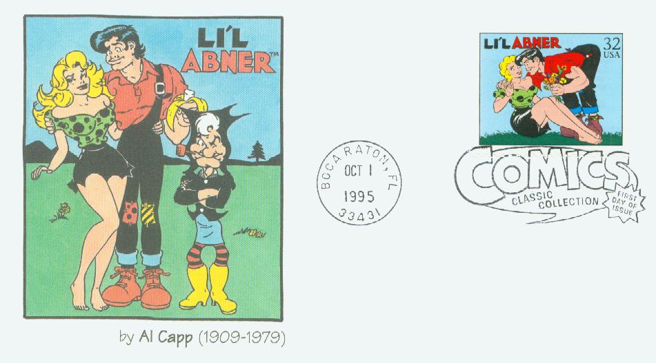3000q - 1995 32c Comic Strip Classics: Li'l Abner - Mystic Stamp Company