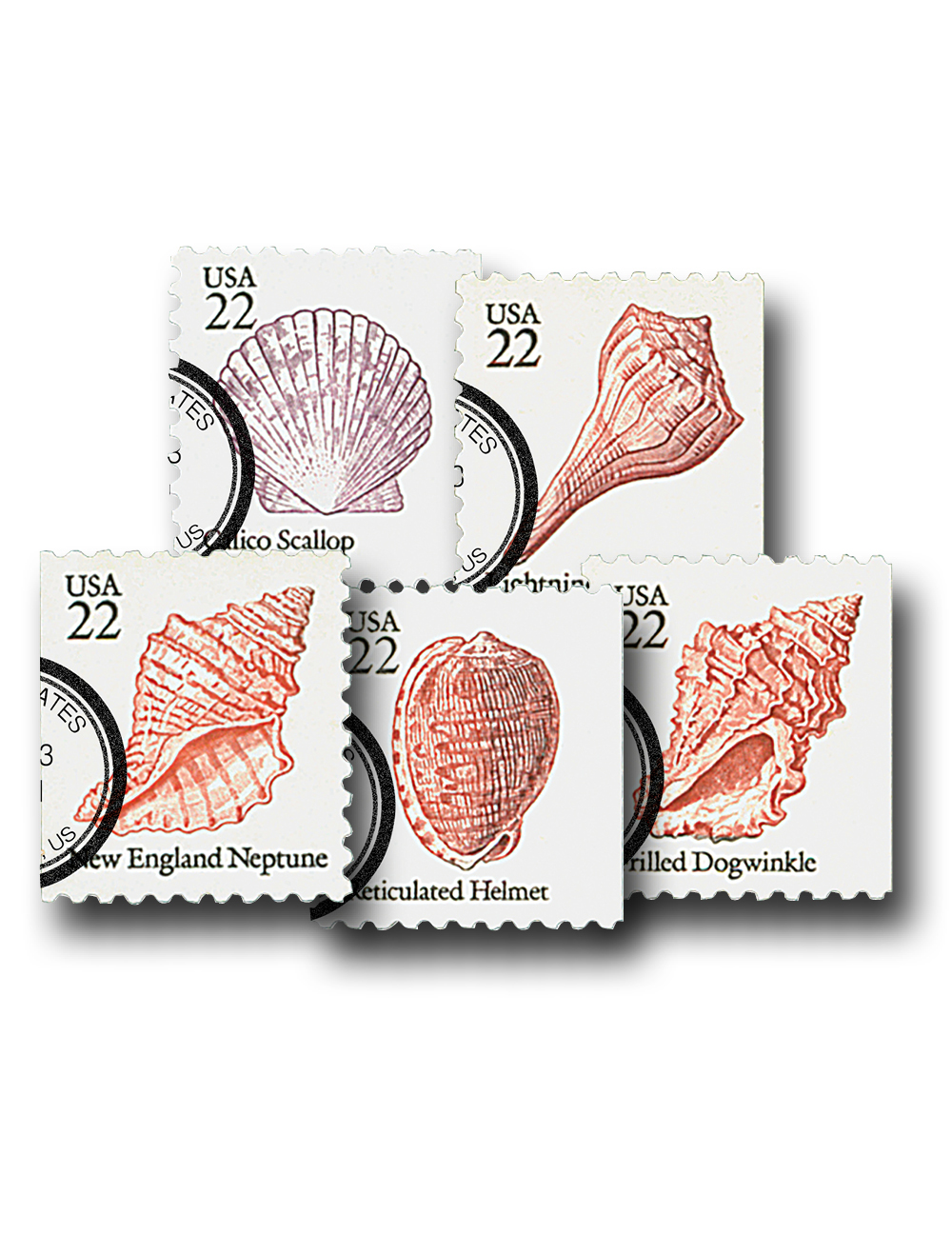 2117-21 - 1985 22c Seashells - Mystic Stamp Company
