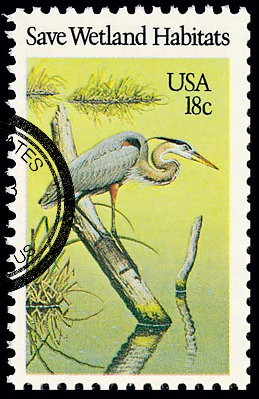 1921 - 1981 18c Preservation of Wildlife Habitat: Save Wetland Habitats ...