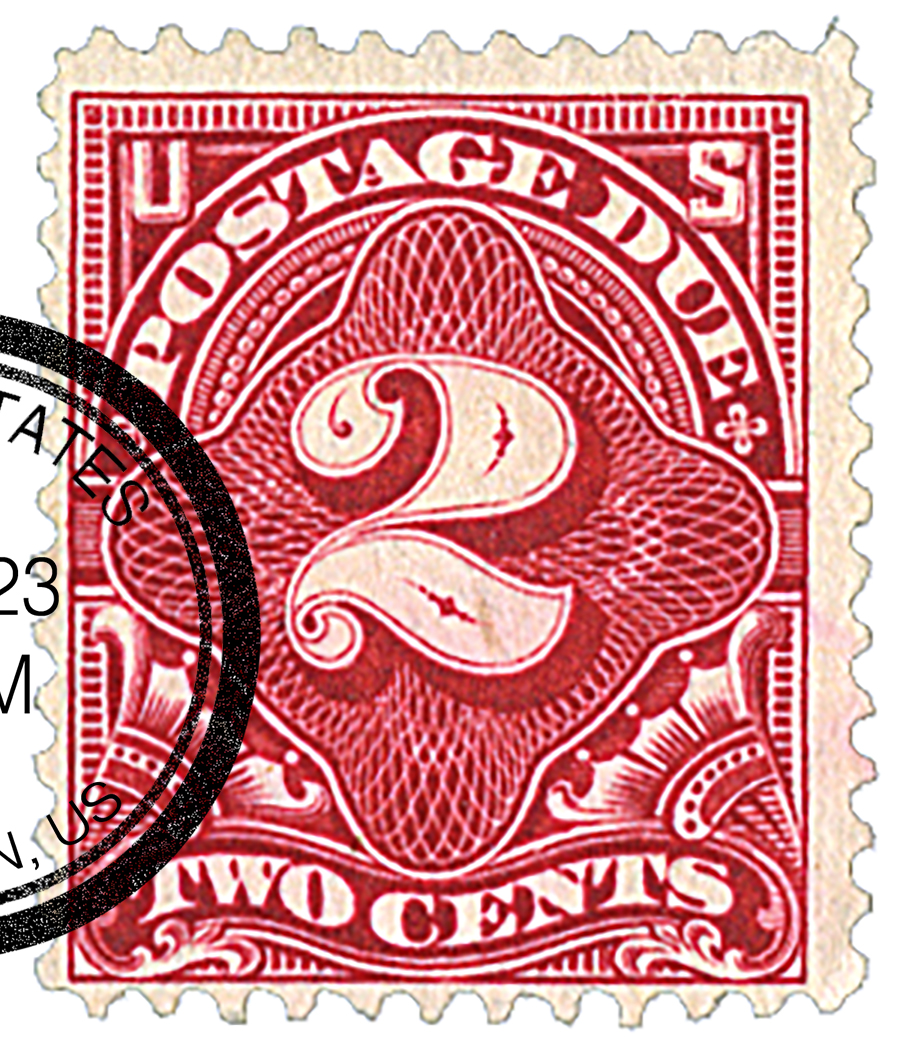 J32 - 1894 2c Postage Due Stamp - Mystic Stamp Company