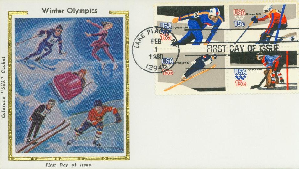 1795-98 - 1980 15c 13th Winter Olympic Games - Mystic Stamp Company