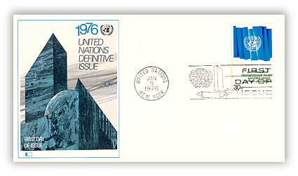 8A270 - 1976 30c United Nations Flag - Mystic Stamp Company