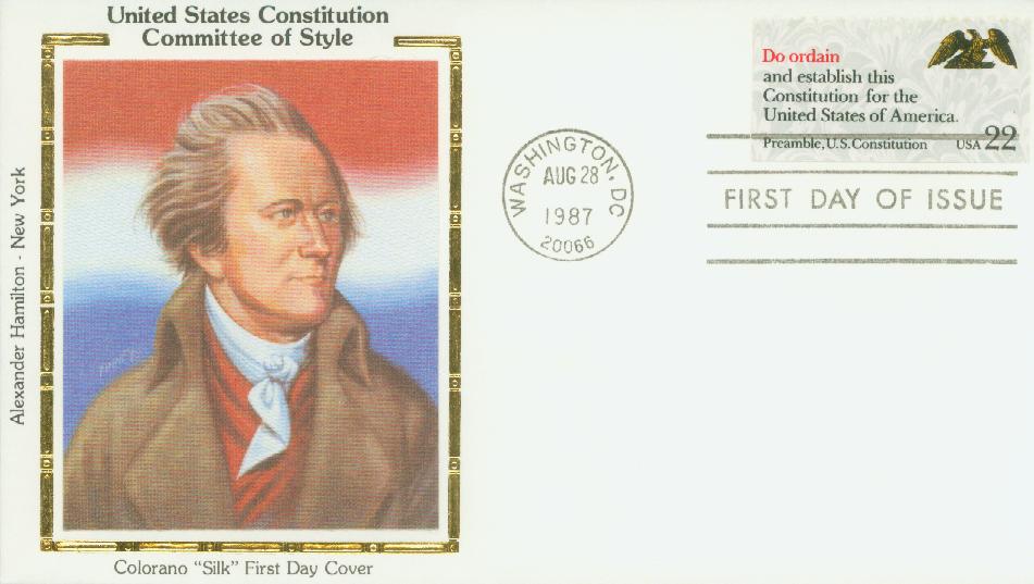 2359 - 1987 22c Drafting the Constitution: Do Ordain - Mystic Stamp Company