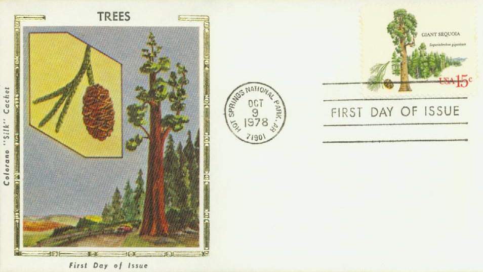 1764 - 1978 15c American Trees: Giant Sequoia - Mystic Stamp Company