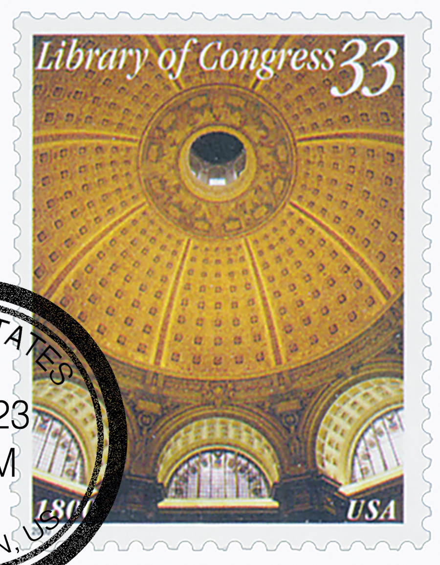 3390 - 2000 33c Library of Congress - Mystic Stamp Company