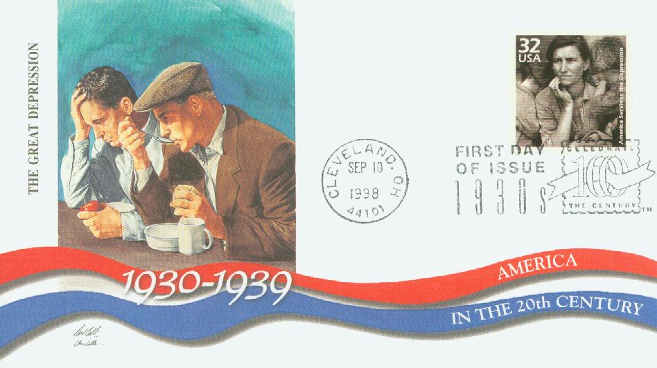 3185m - 1998 32c Celebrate the Century - 1930s: America Survives the ...
